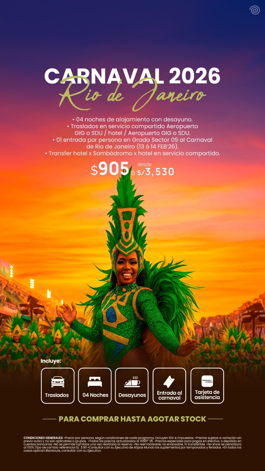 Carnaval Rio de Janeiro 2026 – EXPLORER PERÚ